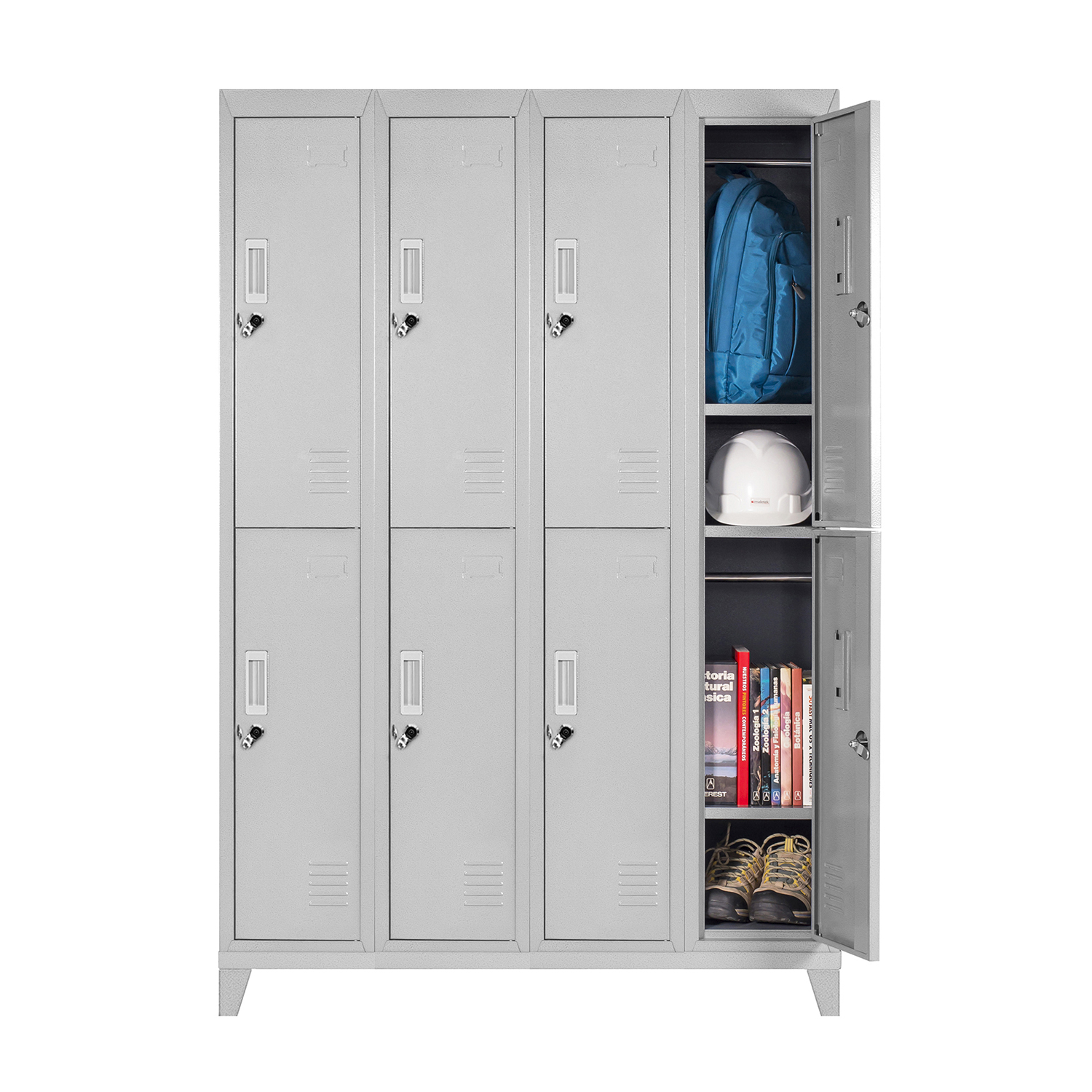 LOCKER KE METÁLICO 8 PUERTAS KE4-02 – Kantenah