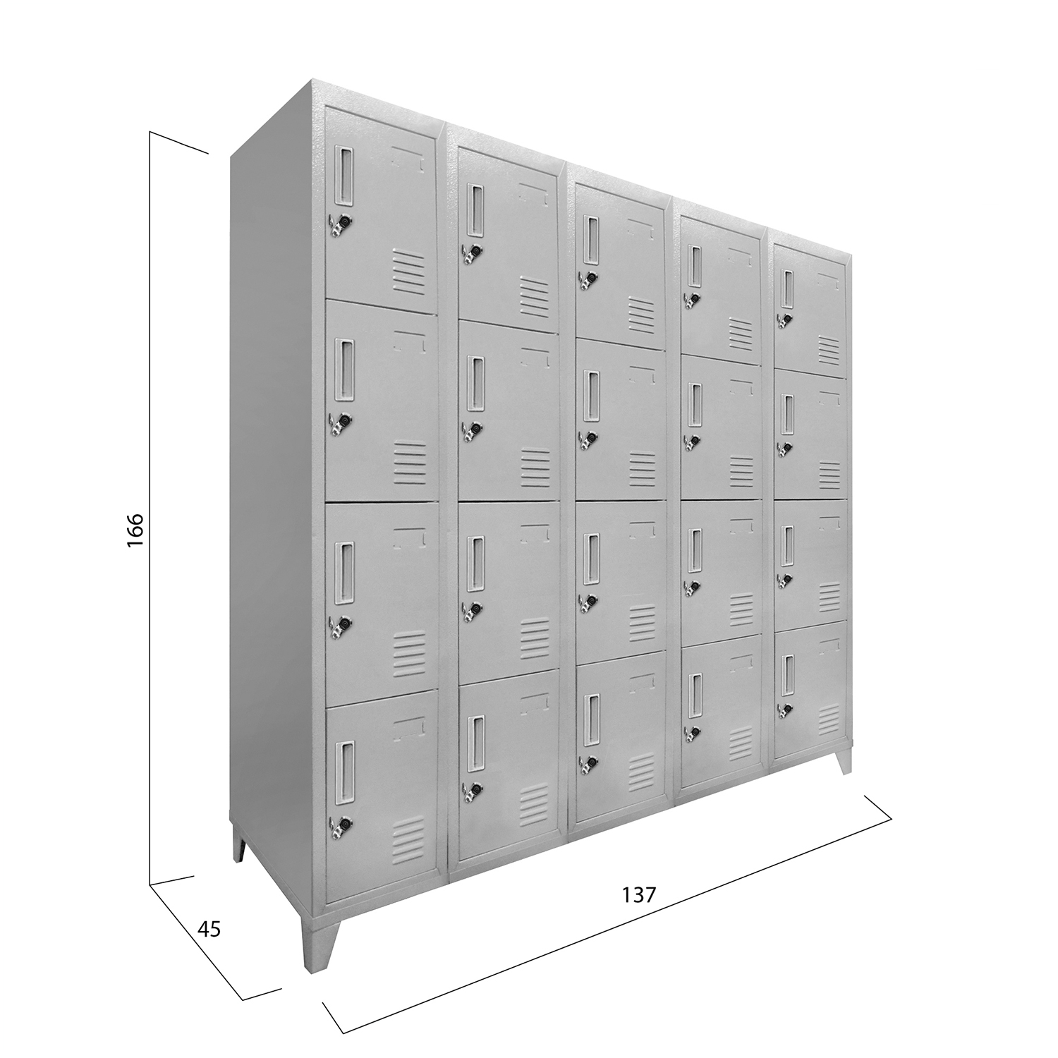 LOCKER KE METÁLICO 20 PUERTAS KE5-04 – Kantenah